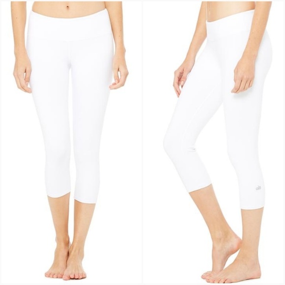 ALO Yoga | Pants & Jumpsuits | Alo High Waist Airbrush Capri | Poshmark